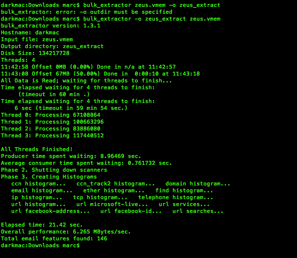 Bulk Extractor - DragonJAR
